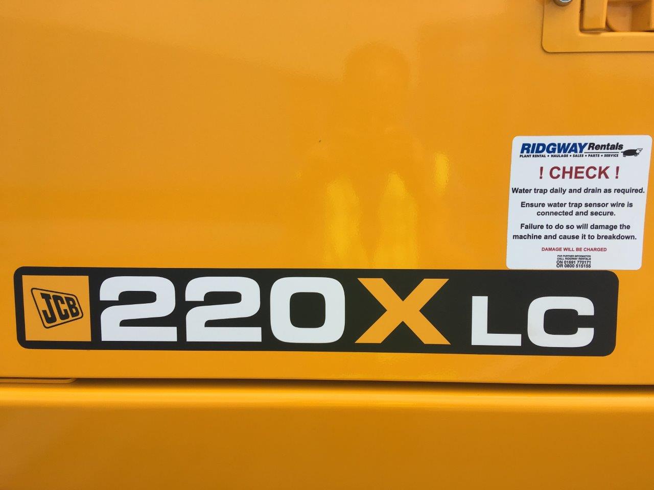 Brand New JCB JS220x Excavator Hire At Ridgway Rentals Ltd.