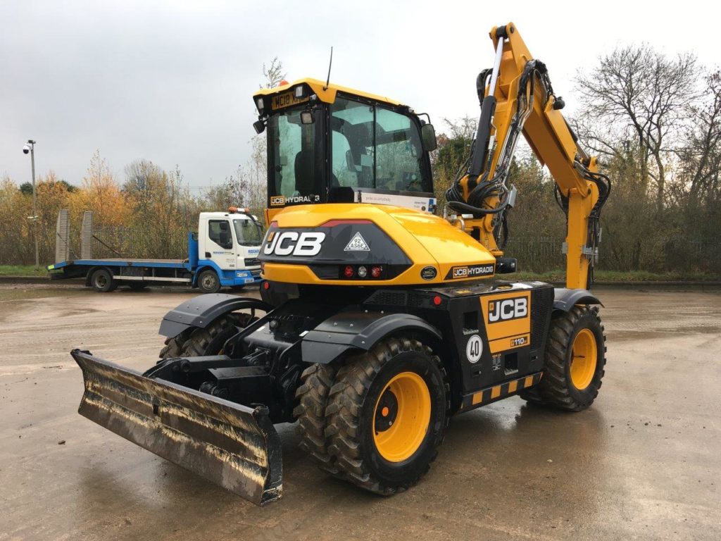 Wheeled JCB Hydradig Excavator with Prolec RCI, Height & Slew Limiter