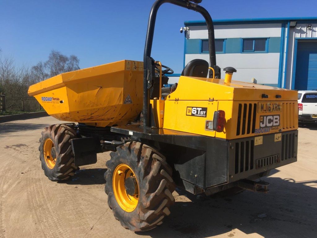 2016 JCB 6TST 6 Ton Swivel Tip Dumper For Sale | Full Service History