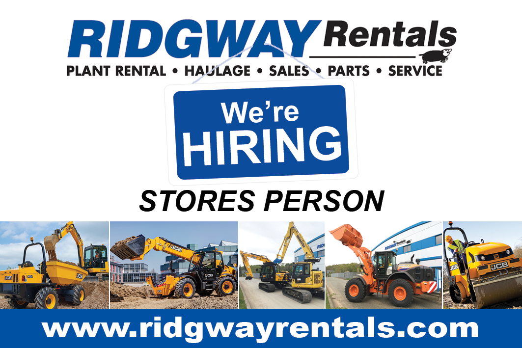 Ridgway Rentals are Hiring - Storeman - Full Time